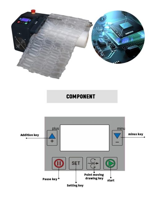 Air filling machine,air cushion system,air cushion machine